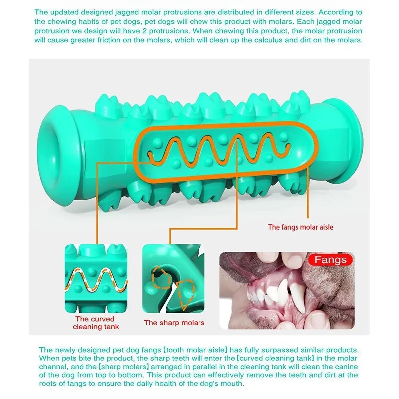 DHgate.com:Indestructible Dog Toothbrush Chew Toy for Small and Large ...