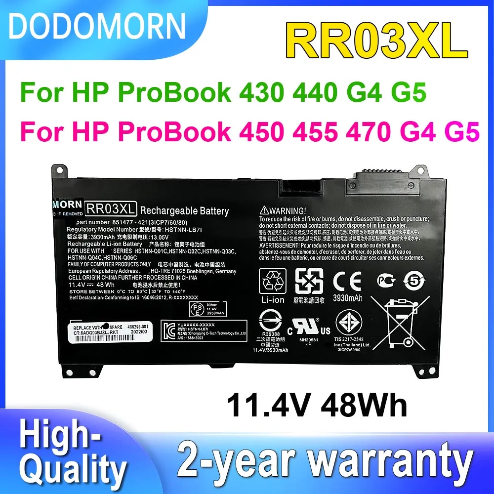DHgate.com:Genuine 48Wh Laptop BatteryDODOMORN RR03XL Laptop Battery ...