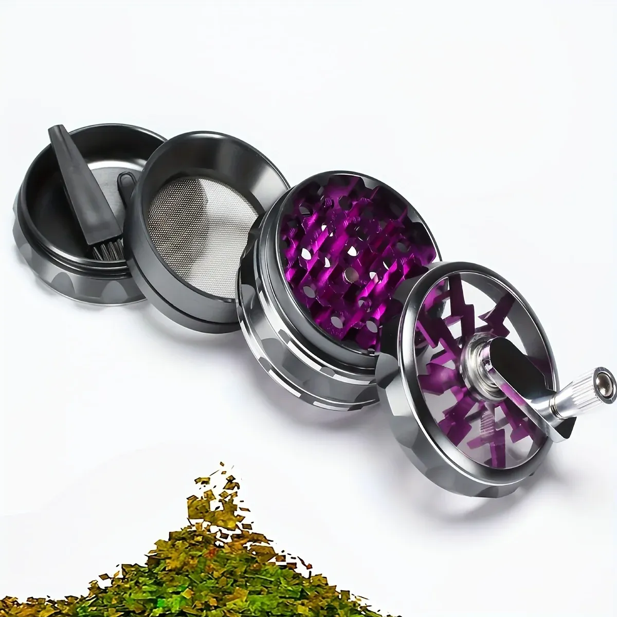 Hand Crank Grinder 2.5 Inch Zinc Alloy Herbal... From Ddmymay, $42.01 ...