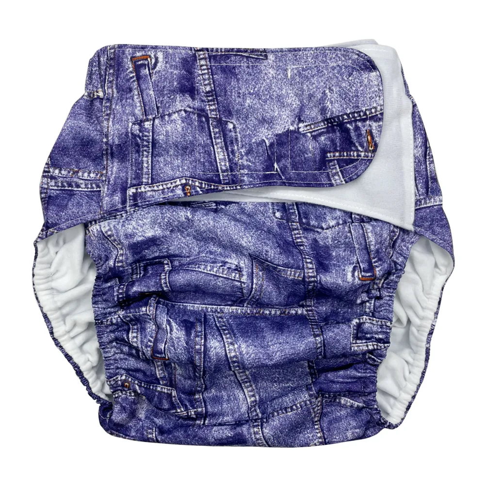 2024 Reusable Adult Cloth Diapers - Adjustable, Waterproof Incontinence ...
