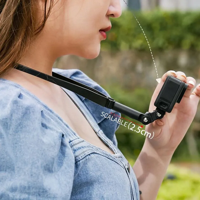 20243-in-1 Action Camera Mount Kit, Neck Camera Collar Clip Phone ...