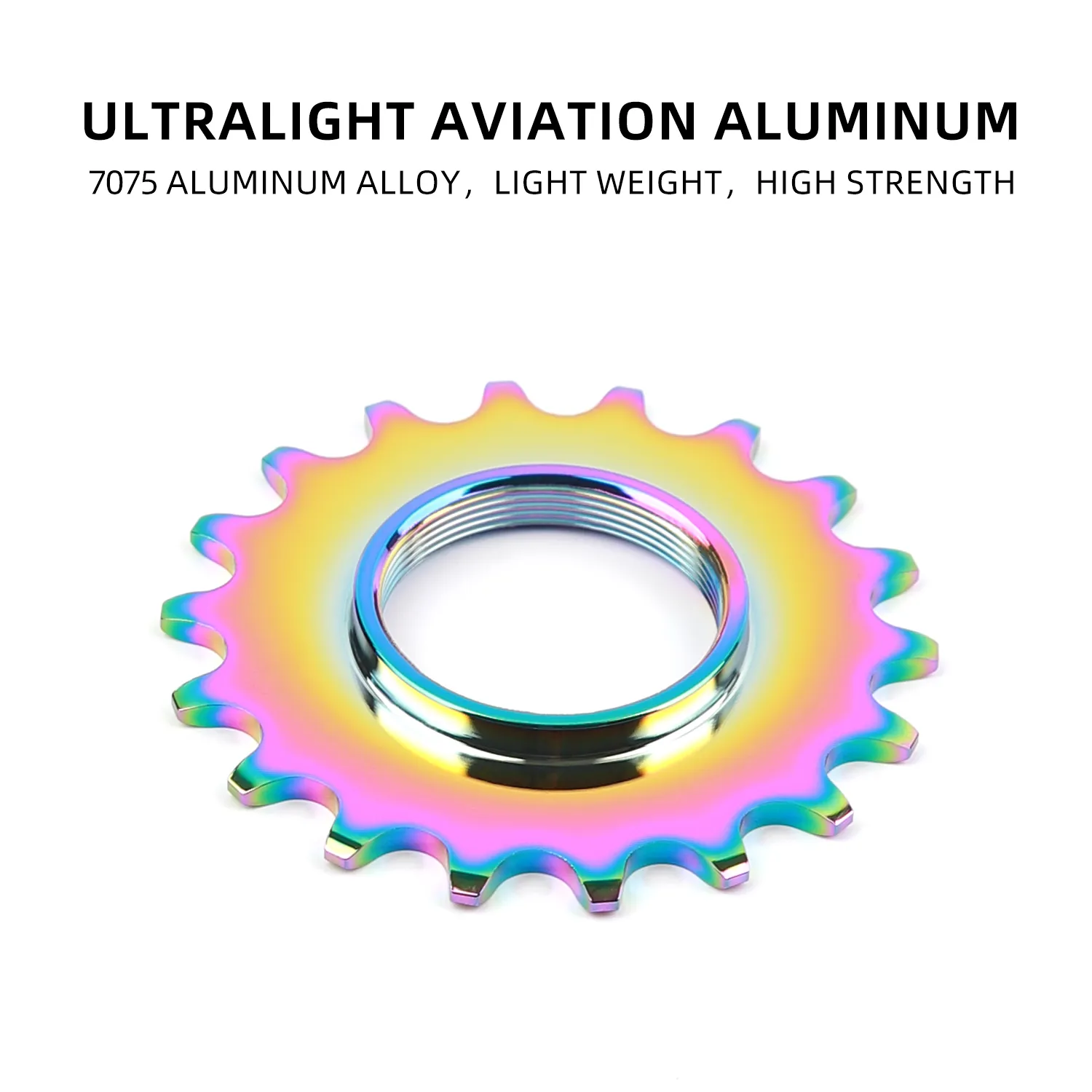 POLSO 13-20T Oil Slick Fixed Gear Bike Freewheel: AL-ful Bicycle Cogs ...