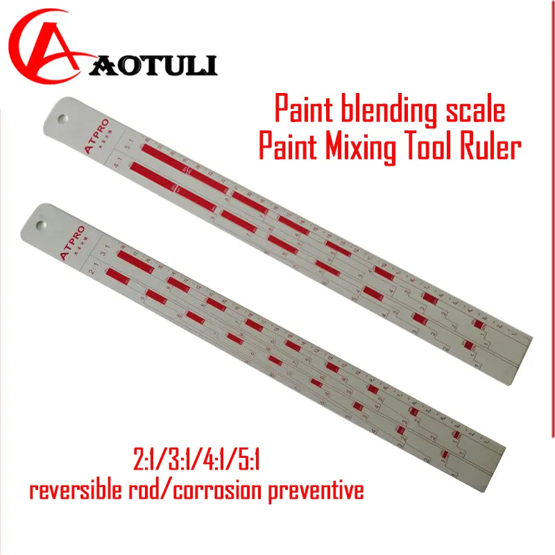 Wholesale Paint Blending Scale Aluminum Paint Stick Car Paint ...