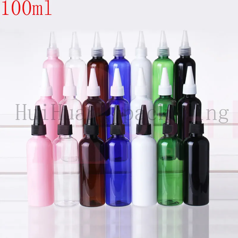DHgate.com:100 Pack Clear PET Plastic Cosmetic Bottles with Pointed ...