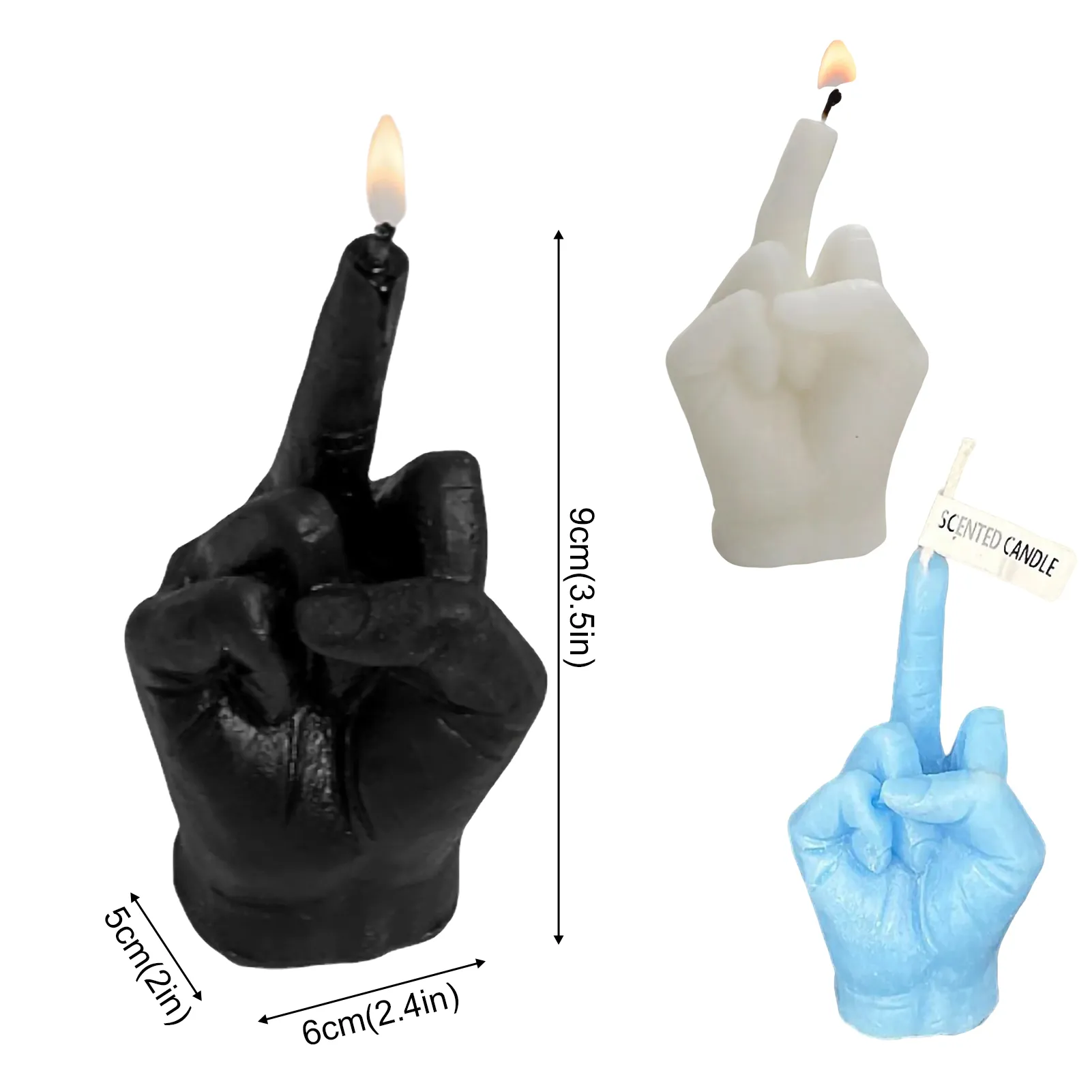 DHgate.com:Light Up Gift Box: Creative Middle Finger Candle, Quirky ...