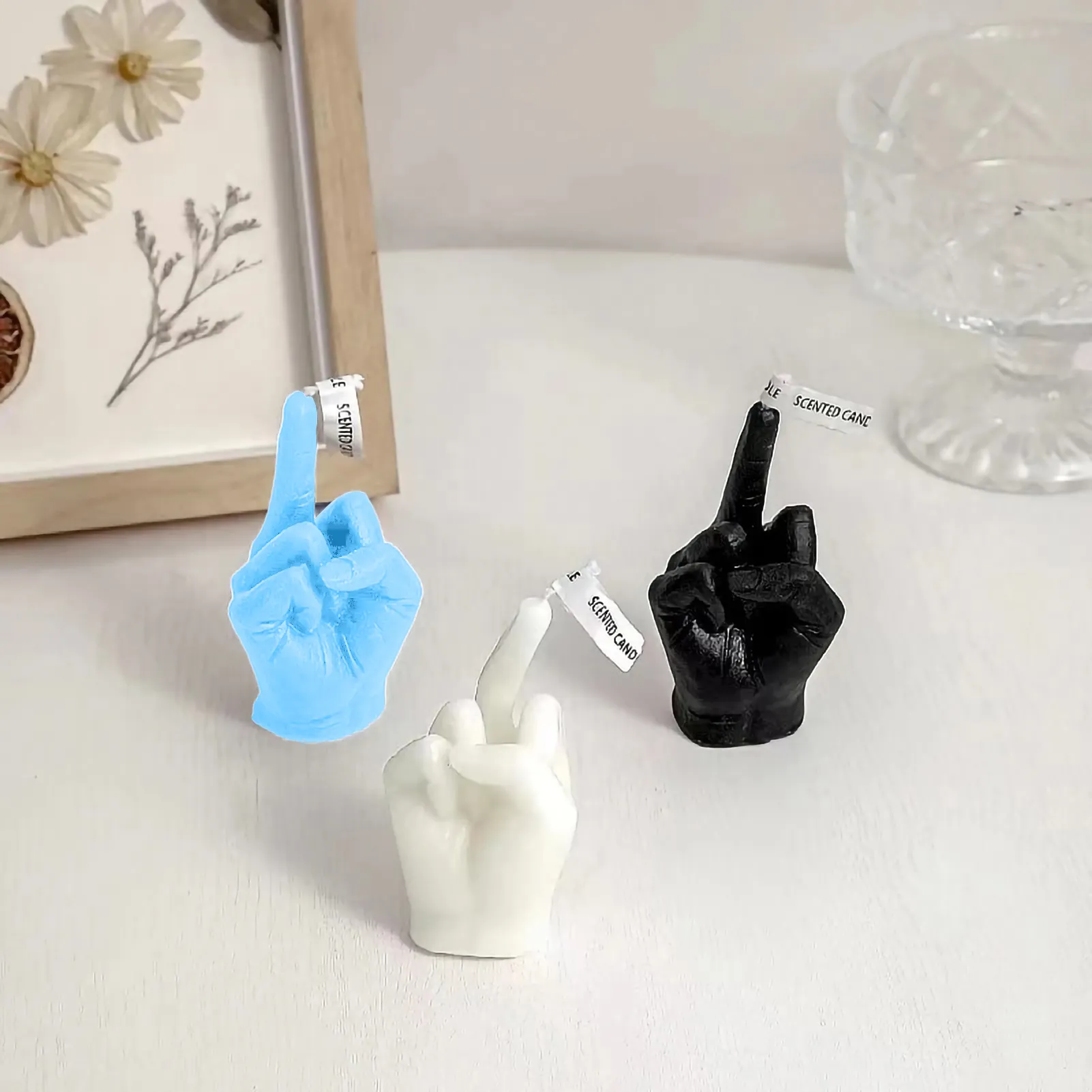 DHgate.com:Light Up Gift Box: Creative Middle Finger Candle, Quirky ...