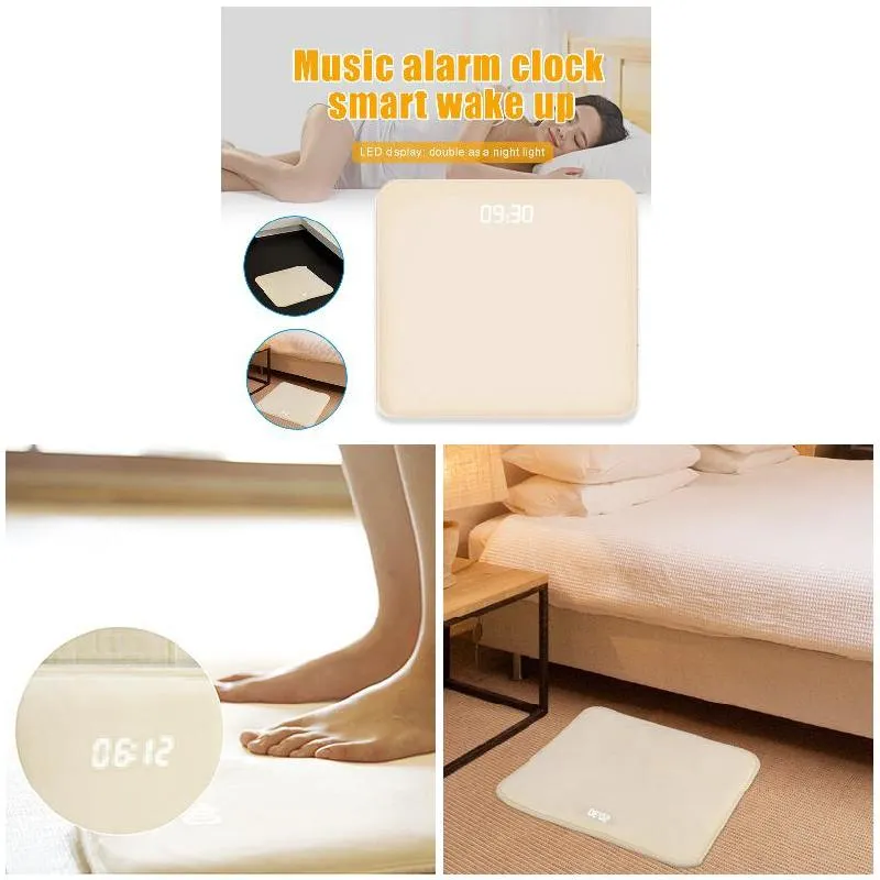Pressure-Activated Alarm Mat: Anti-Slip, Soft Carpet Alarm Bell Rug for ...
