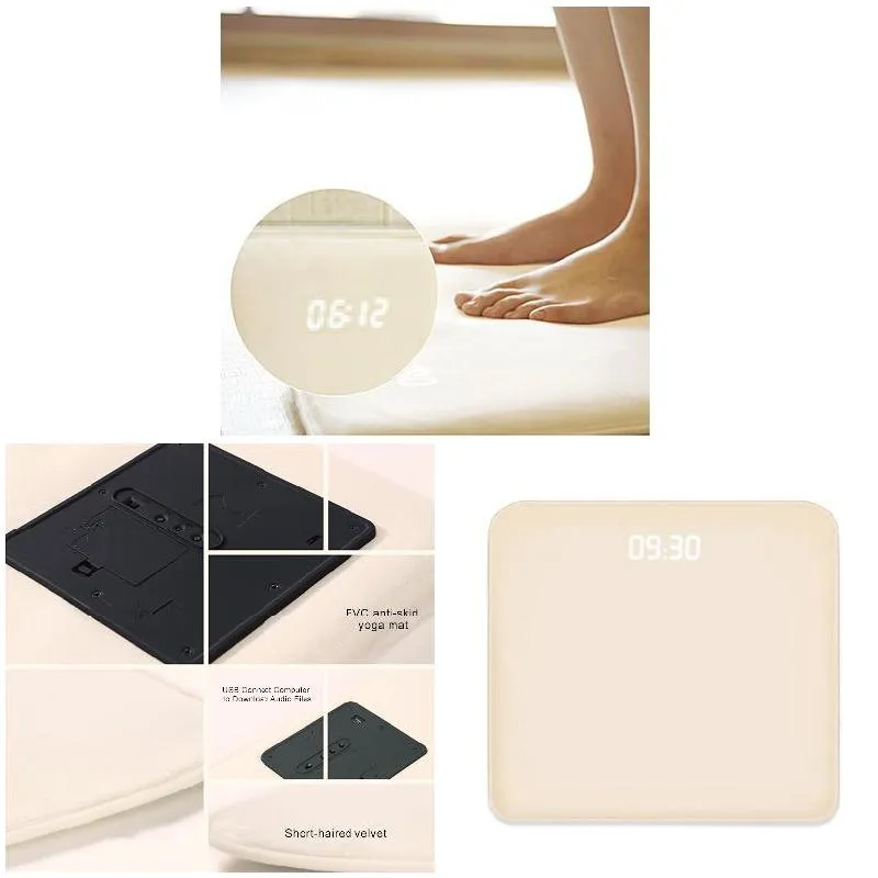 Pressure-Activated Alarm Mat: Anti-Slip, Soft Carpet Alarm Bell Rug for ...