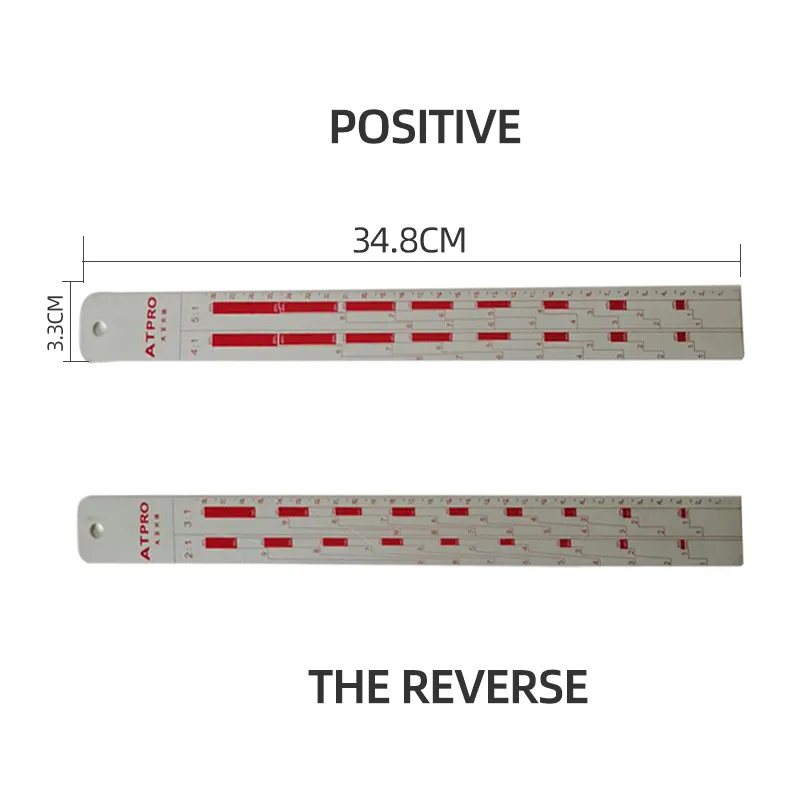 Wholesale Paint Blending Scale Aluminum Paint Stick Car Paint ...