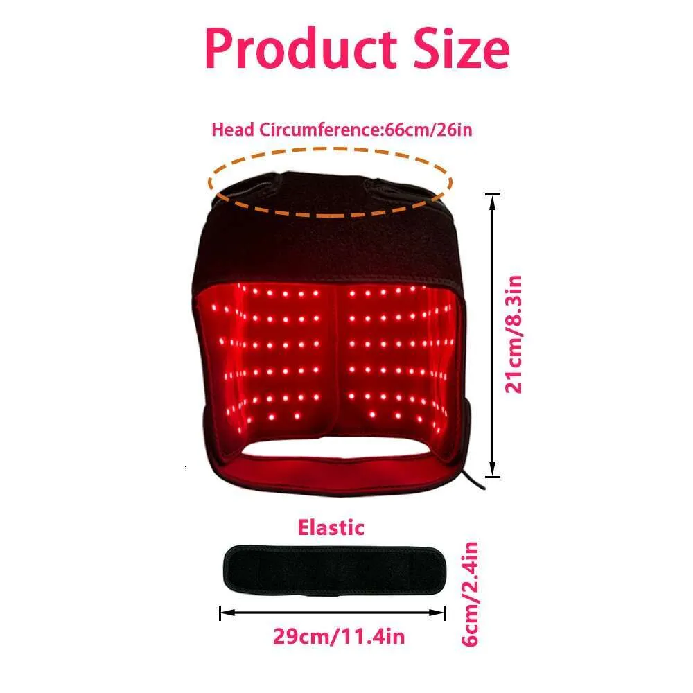 Red Light Therapy Cap - 850nm & 660nm 180 LEDs - Hair Regrowth ...