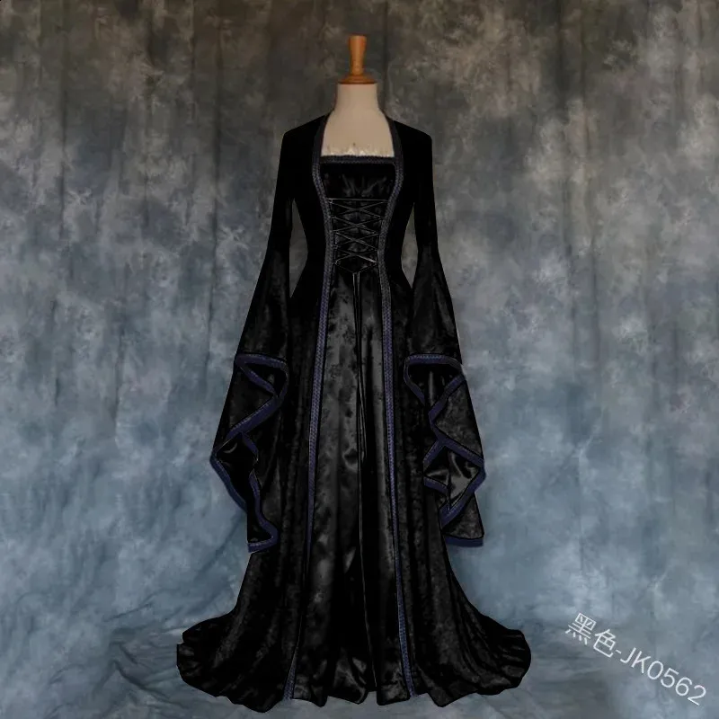 Vintage Medieval Bandage Womens Evening Dress Fancy Renaissance Evening ...
