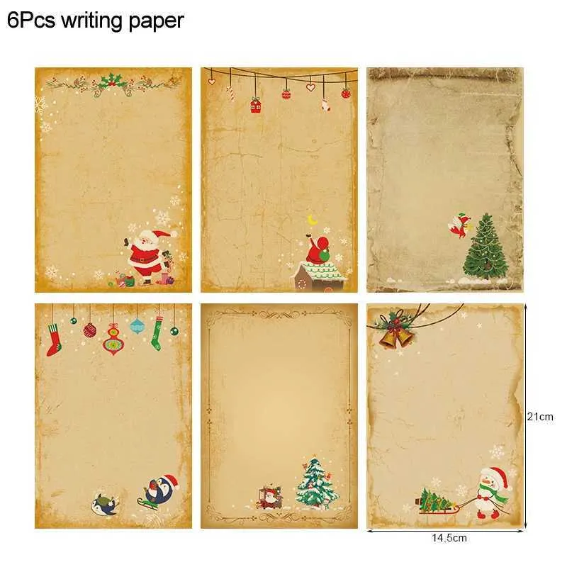 Christmas Letters: Vintage Kraft Santa/Snowman Gift Envelopes & Letter ...