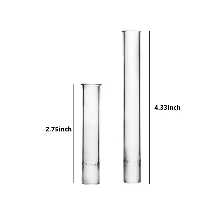 110mm Glass Stem For Argo Smoking Accessories Clear Straight ...