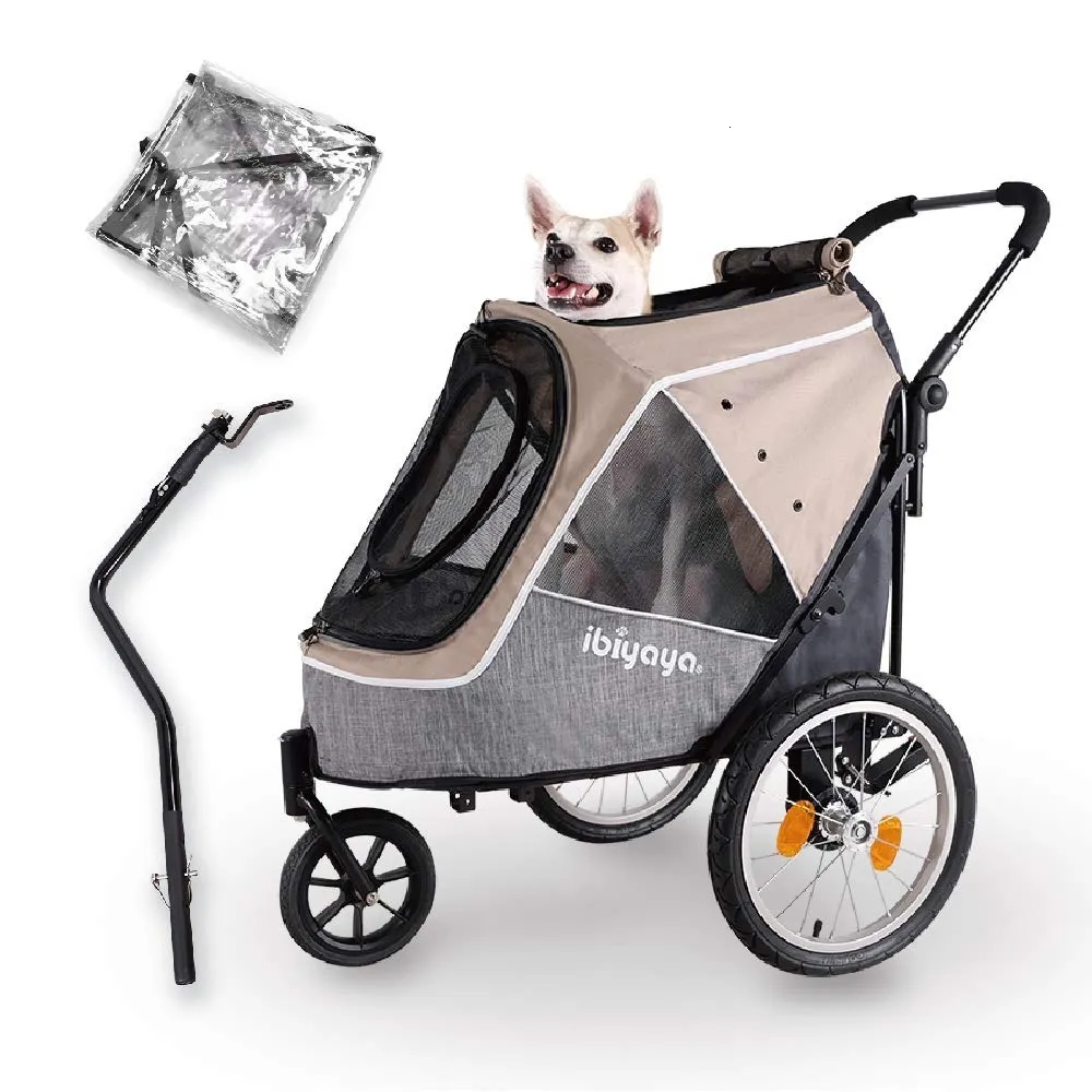 DHgate.com:Foldable Dog Jogger Stroller: All-Terrain Bike Trailer for ...