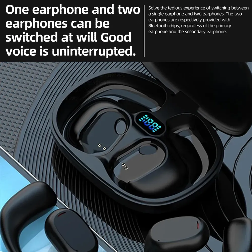 Wireless LED Headphones | Bluetooth 5.0 Touch Control Earbuds With LED ...