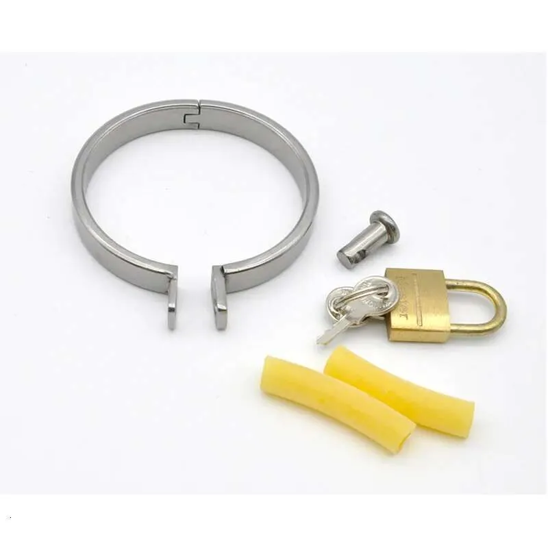 Stainless Steel Male Chastity Cage With Urethral Lock And Cock Ring ...