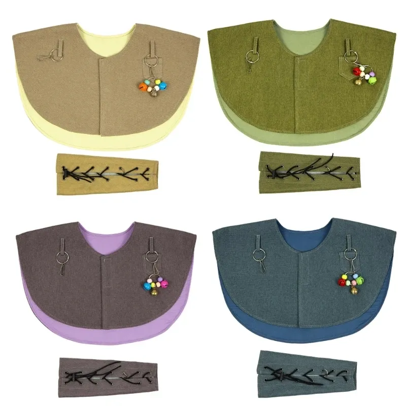 Parrot Shoulder Protector Cape - Bird Poop Guard, Anti-Scratch ...