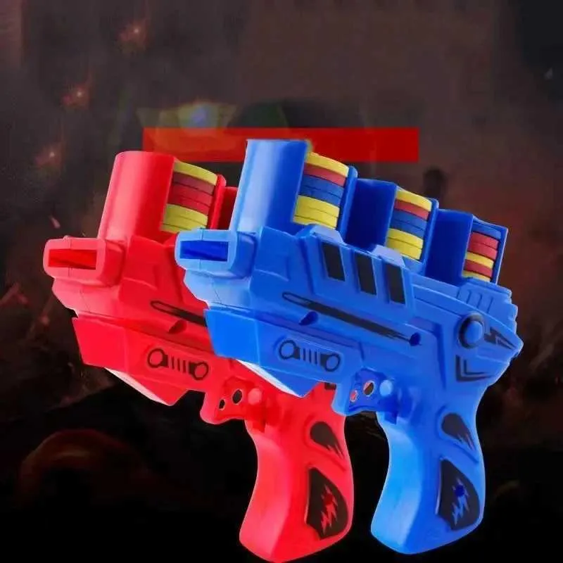 Interactive Outdoor Wind Up Toy: 100 EVA Soft Bullet UFO Gun Jet For ...