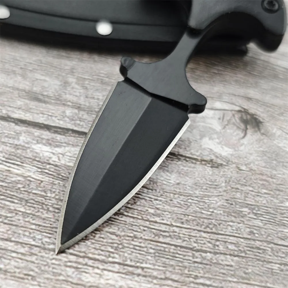 2024 Mini Fixed Blade Knife 440C Blade Aluminium Handle With Necklace ...