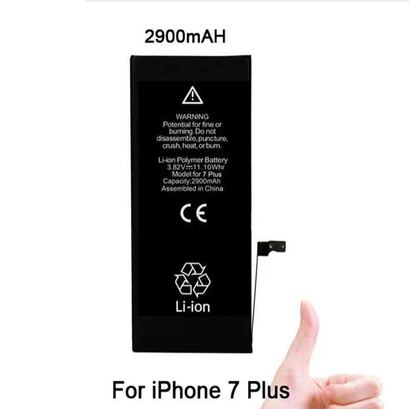 High Capacity Replacement Battery for iPhone 7/7 Plus - Zero Cycle ...