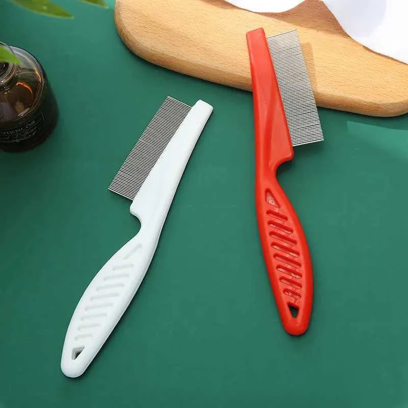 Stainless Steel Pet Grooming Comb With Long And Short Needles For Dogs ...