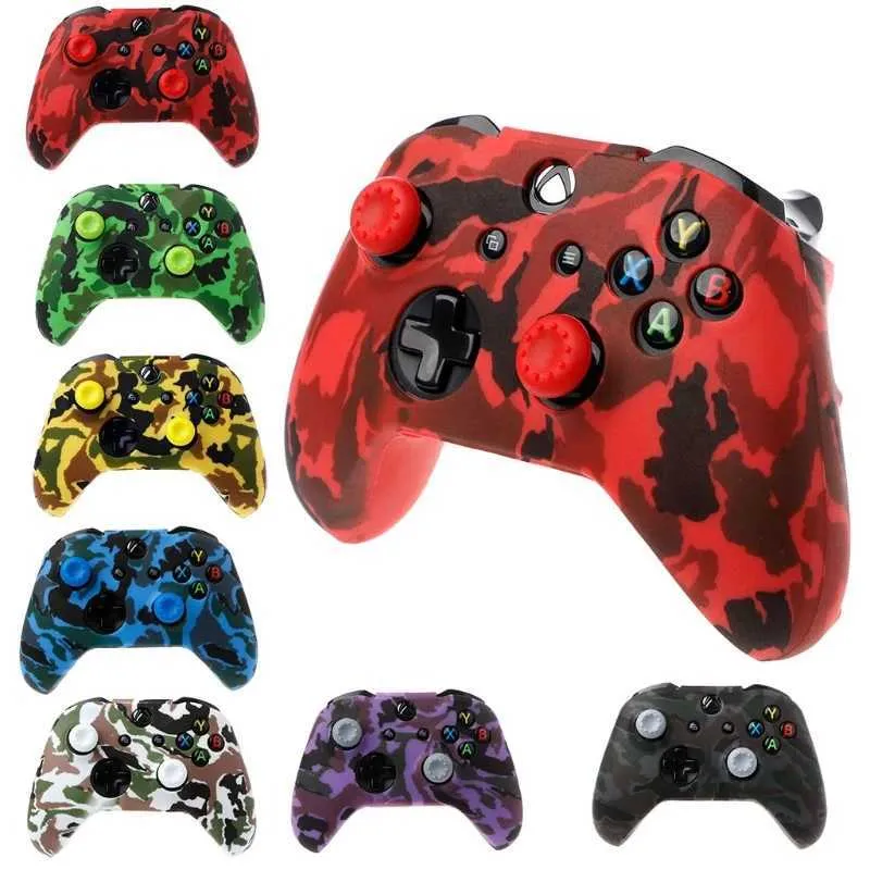 Camouflage Gamepad Cover + Analog Stick Grips - Enhanced Grip ...