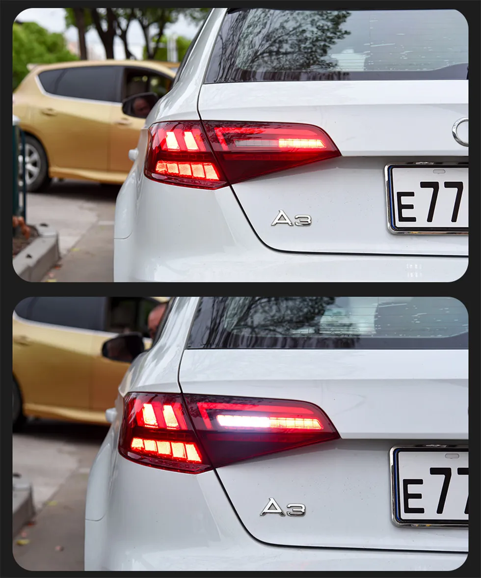 Enhanced Vehicle Tail Lights Assembly: LED Rear Lamps With Dynamic Turn ...