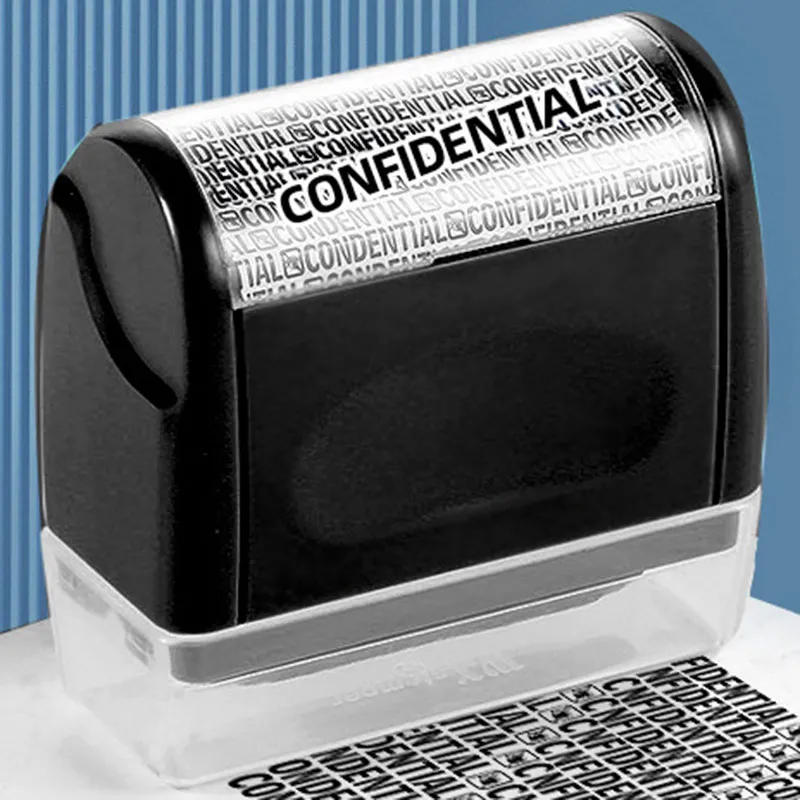 Confidentiality Protection Roller Stamp Security Stamp For Identity ...
