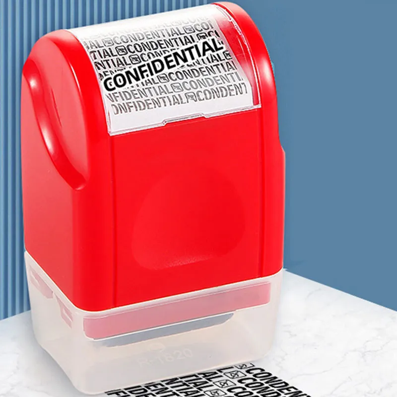 Confidentiality Protection Roller Stamp Security Stamp For Identity ...