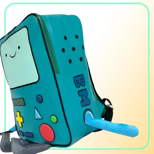 Adventure Time With Finn And Jake Backpack CN BMO Schoolbag Beemo Be ...