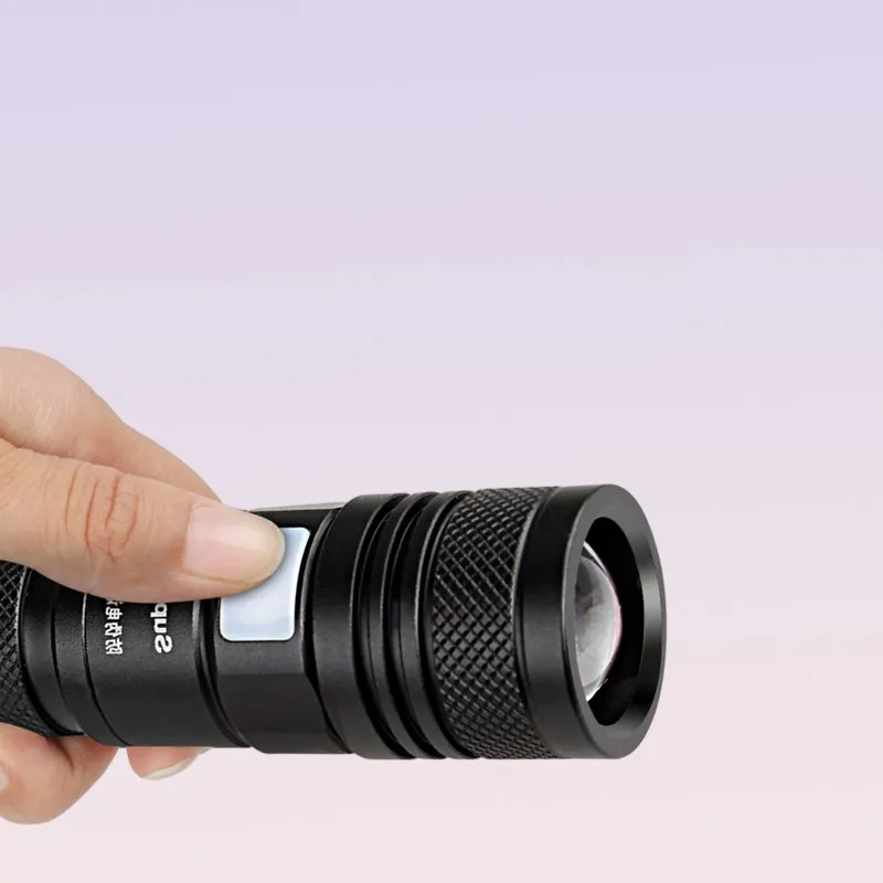 Supfire Tactical Flashlights Ultra Bright LED Zoom Torch With USB 18650 ...