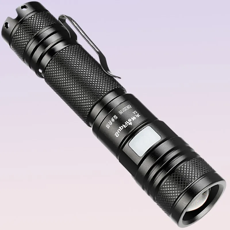 Supfire Tactical Flashlights Ultra Bright LED Zoom Torch With USB 18650 ...