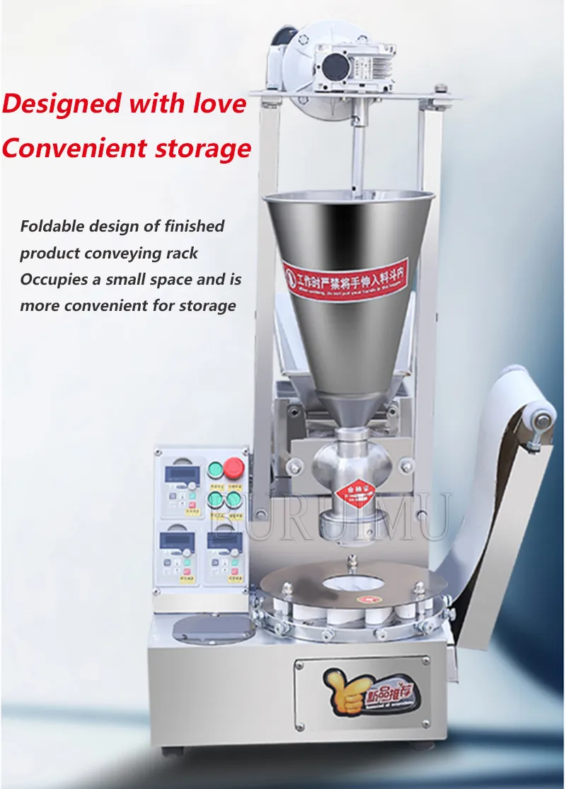 Electric Dumpling Maker: Small Automatic Dim Sum Steam Stuffed Bun Baozi Machine Versatile Momo ...