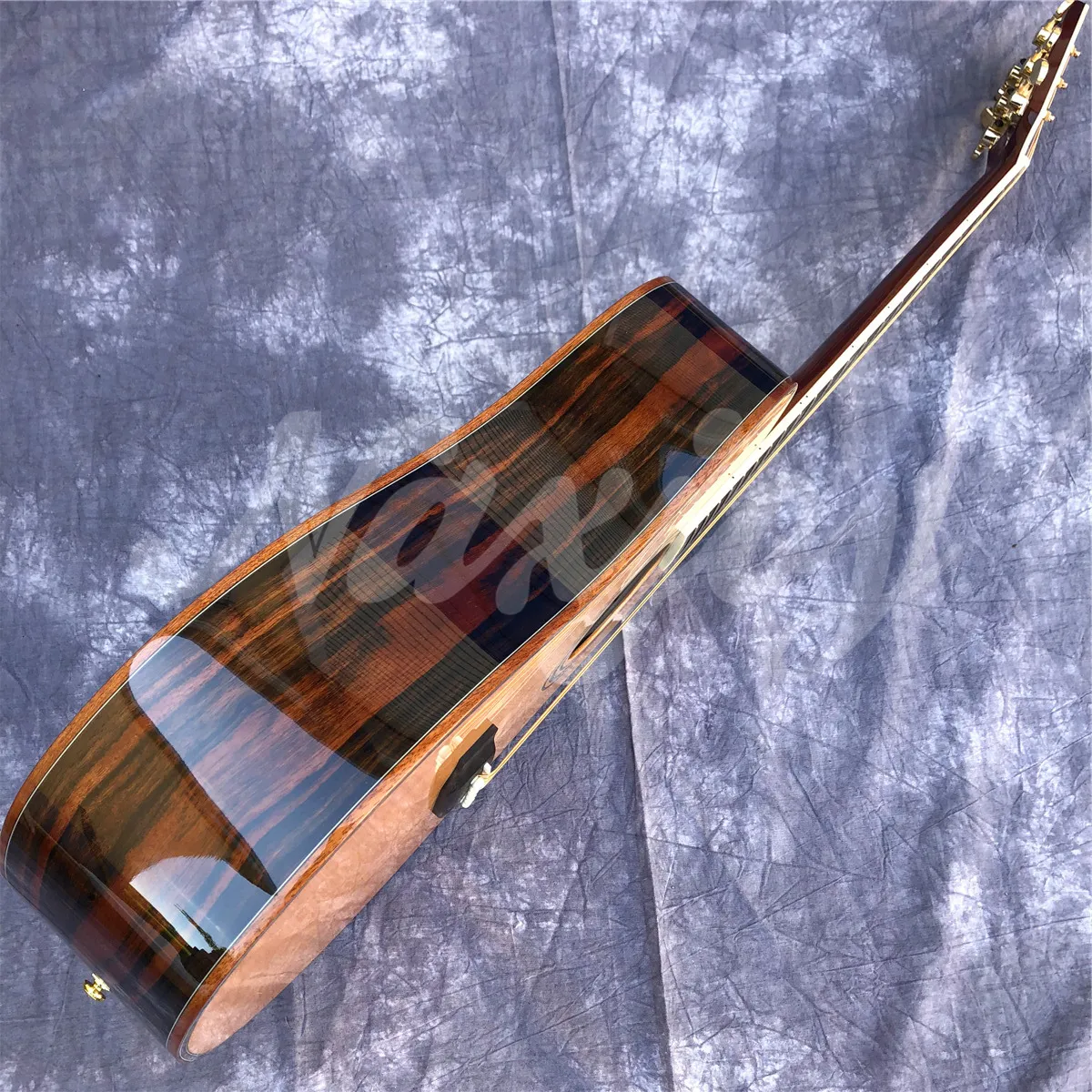 Premium Solid Cedar Top 41 Inch D Style Acoustic Guitar With Abalone ...