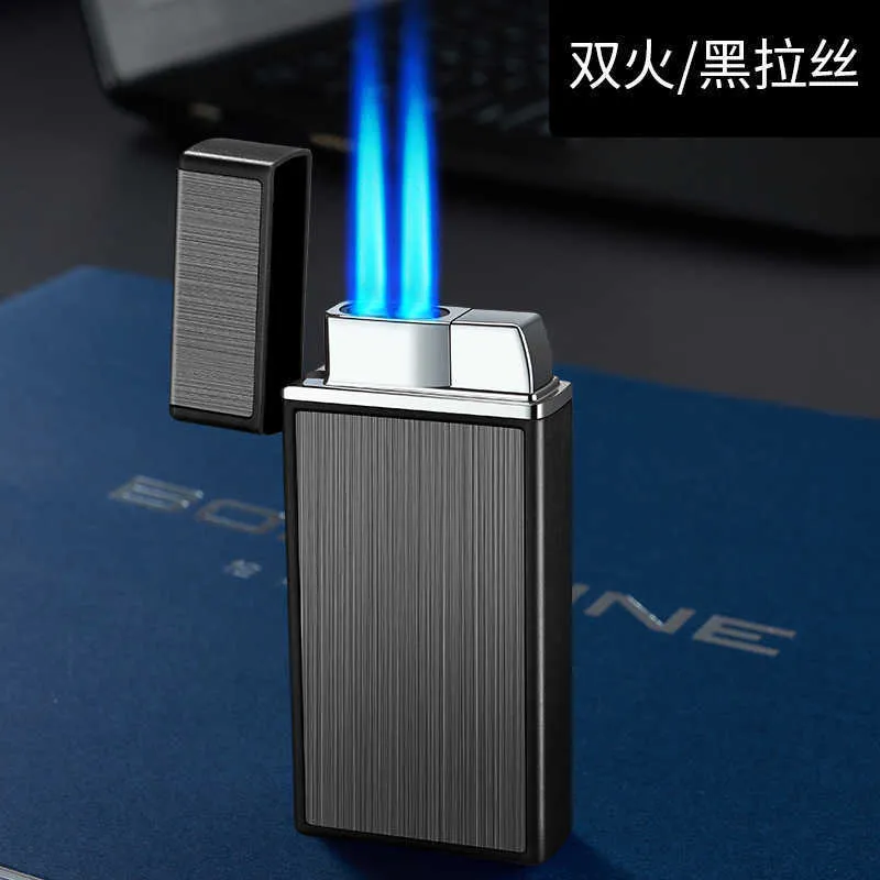 DHgate.com:New cool airframe aerated lighter, double fire, blue flame ...