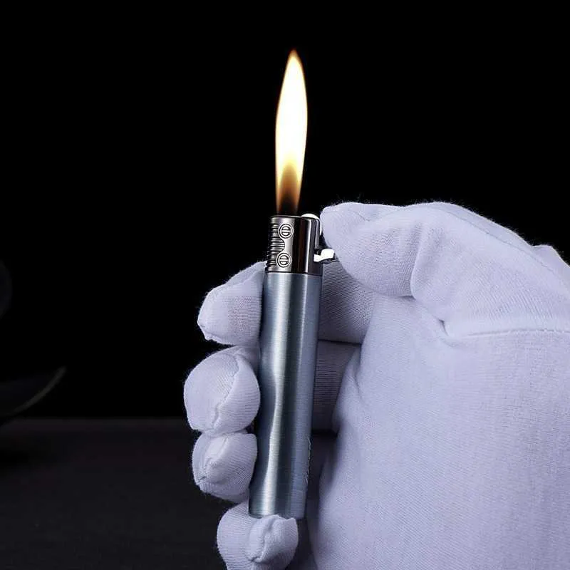 Flameless Lighters: Mini Cylindrical Metal Grinding Wheel Lighter Set ...