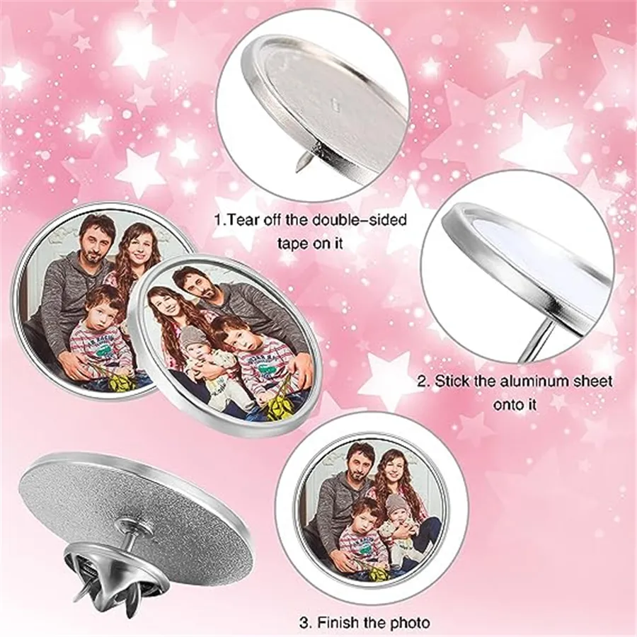 DIY Sublimation Pins: Blank Lapel Pins For Crafts & Ornament Making ...