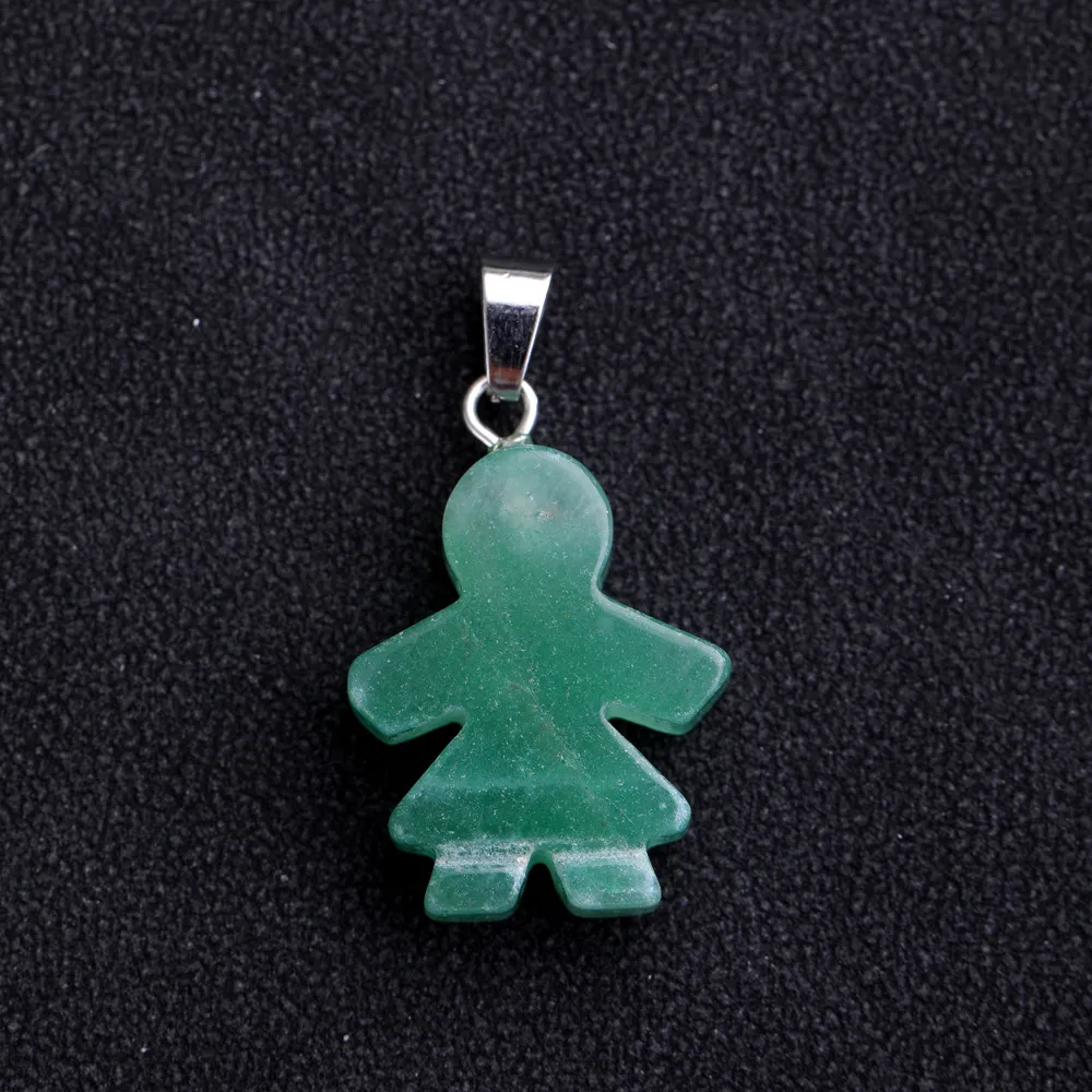 Chakra Pendants For DIY Jewelry Making Natural Stone Crystal Puppet ...