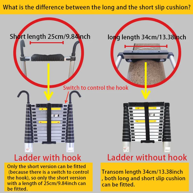 Anti-Slip Ladder Cushion - Enhanced Safety & Comfort for Climbing Poles ...