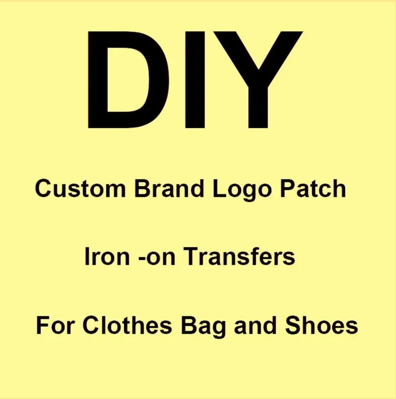 Custom Logo Luxury Brand Embroidery Patches For Clothing Iron On Sew On ...