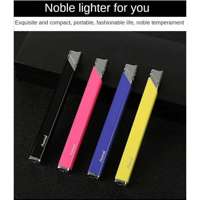 DHgate.com:Portable Ultra Slim Metal Lighter, 2024 Creative Inflatable ...