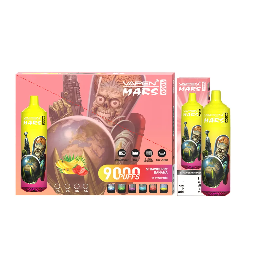 Original Puff 9000 VAPEN MARS TORNADO 9000 Puff 9k Disposable Vape With ...