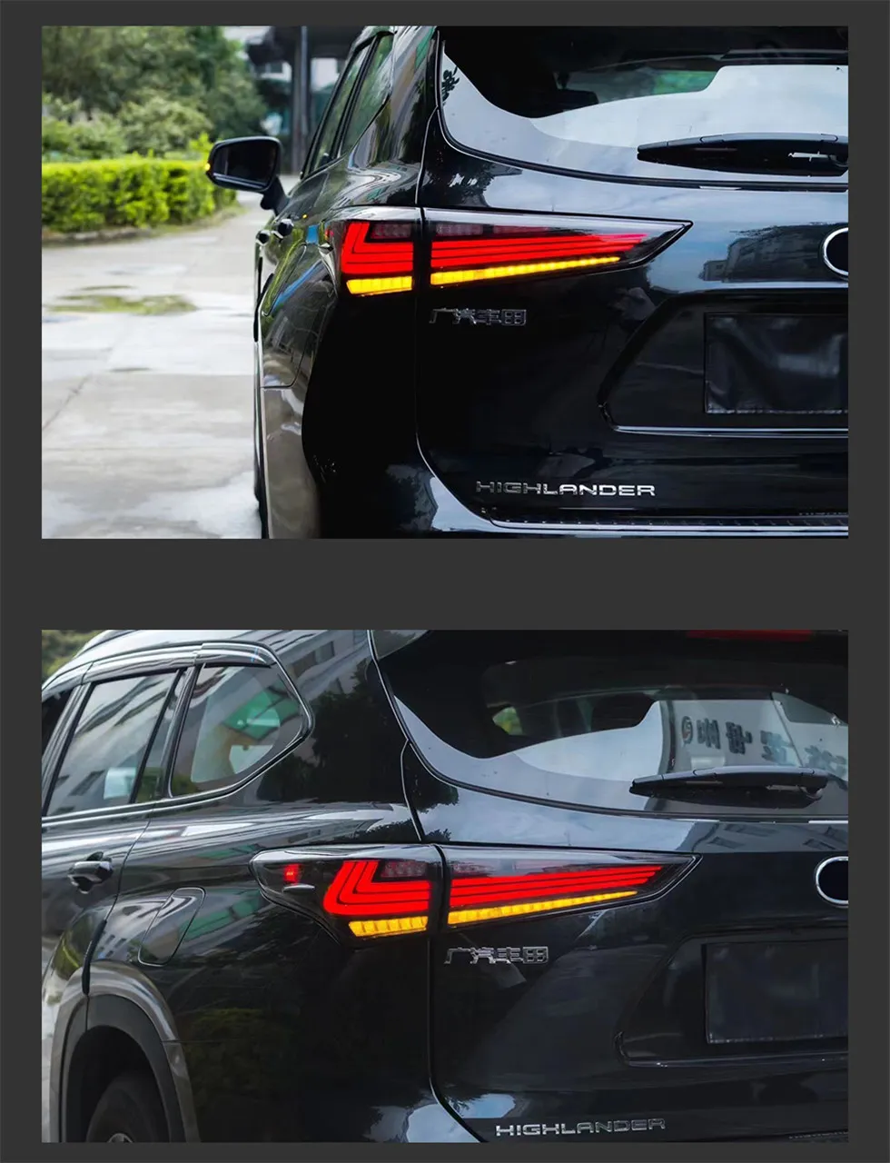 DHgate.com:Kluger 20-22 LED Tail Lights, Lexus Type Rear Lamps w/ Turn ...