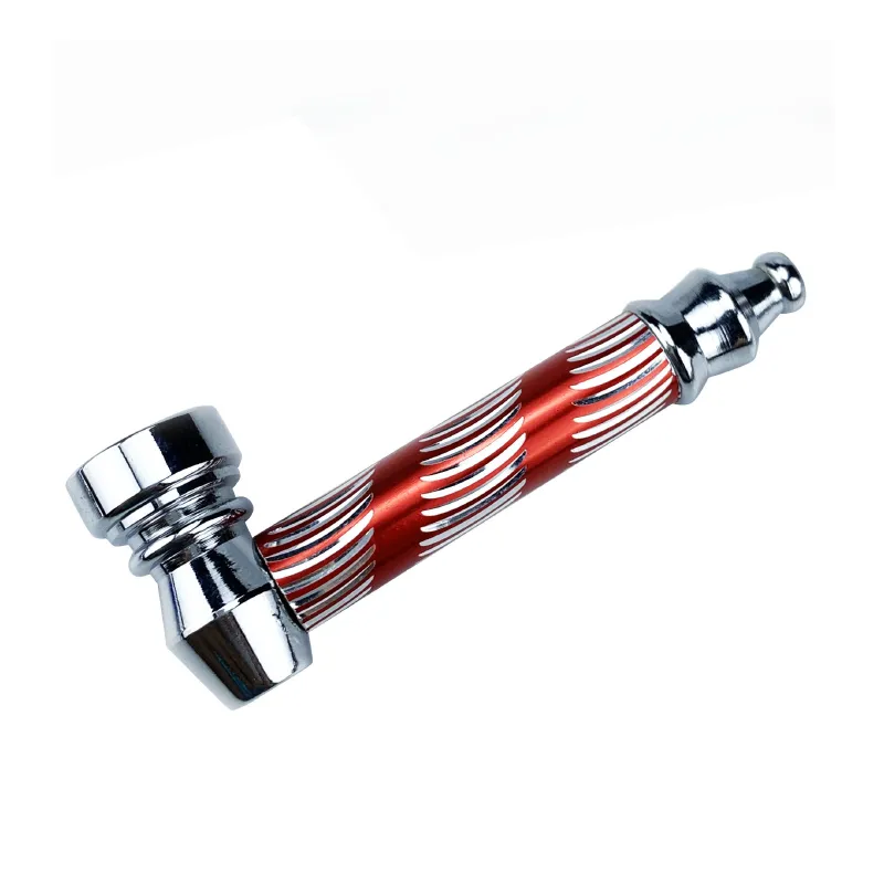 Mini Metal Smoking Pipes Dry Herb Tobacco Hand Portable Pocket Smoke ...