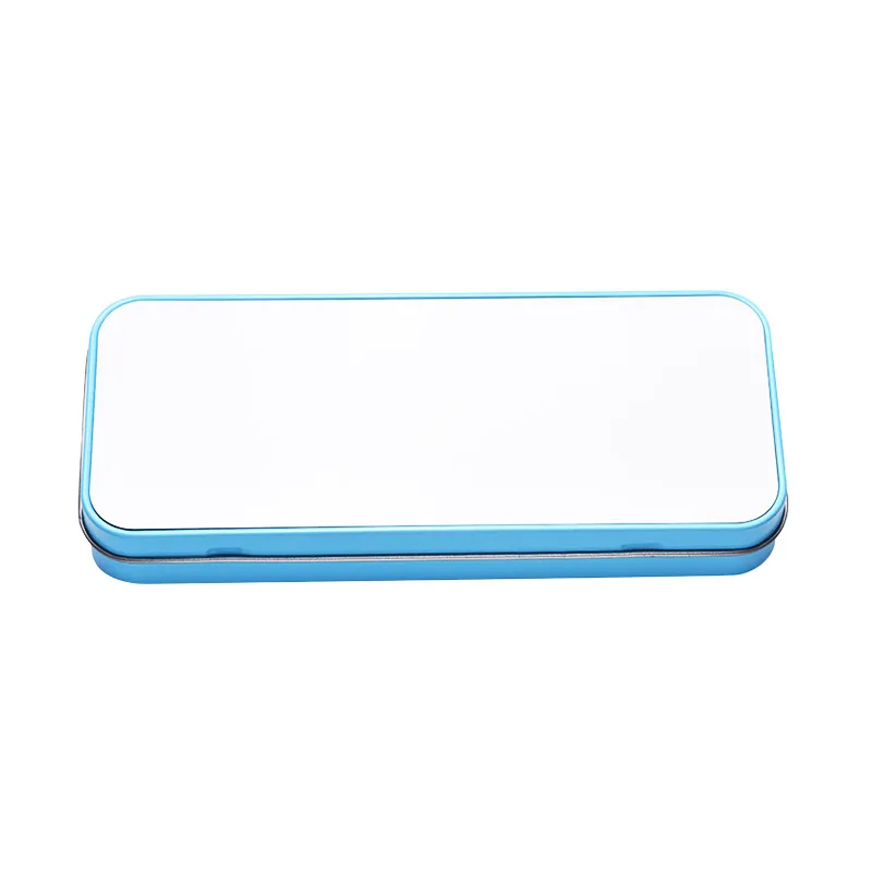 Sublimation Pencil Case Blank Blue & Pink Aluminum DIY Storage Box ...