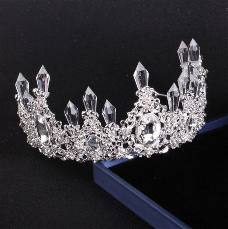 DHgate.com:Luxury Silver Color Crystal Bridal Jewelry Sets Rhinestone ...