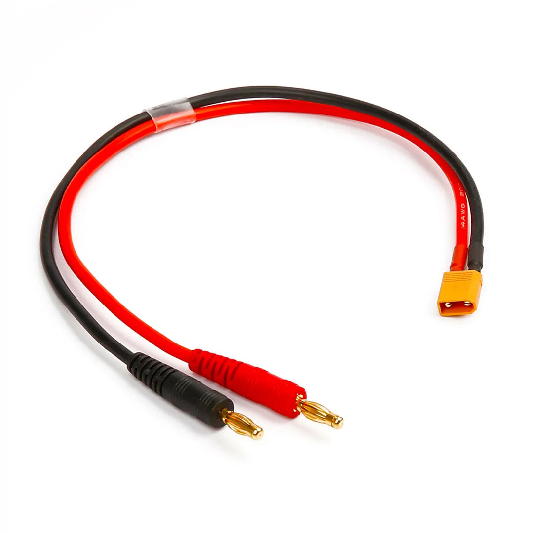 12AWG Male XT60 Banana Connector To 4mm Banana Plug For RC Lipo Battery ...
