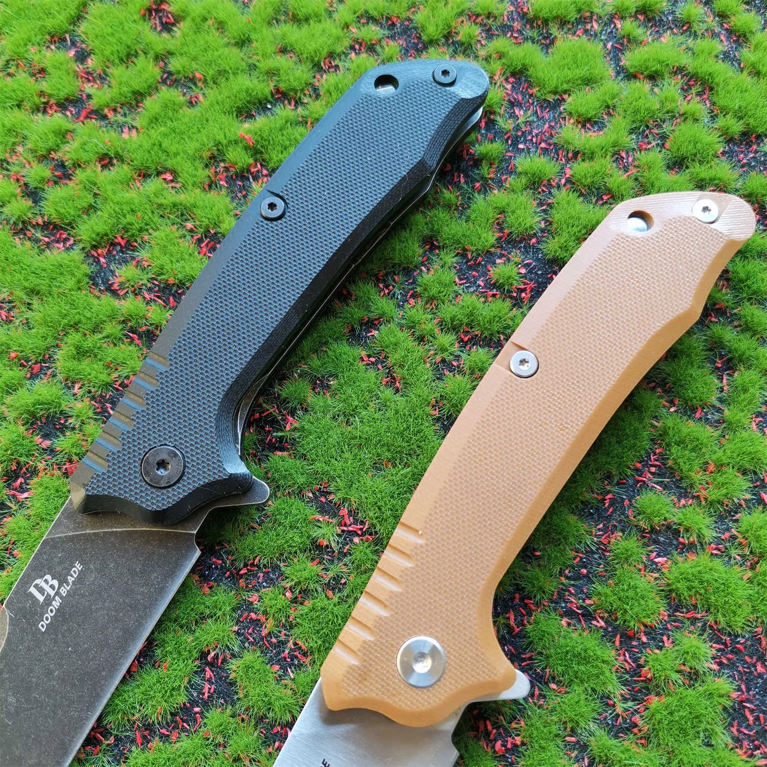 Folding Utility Knife D2 Steel Blade Flipper Knife With Ball Bearing ...