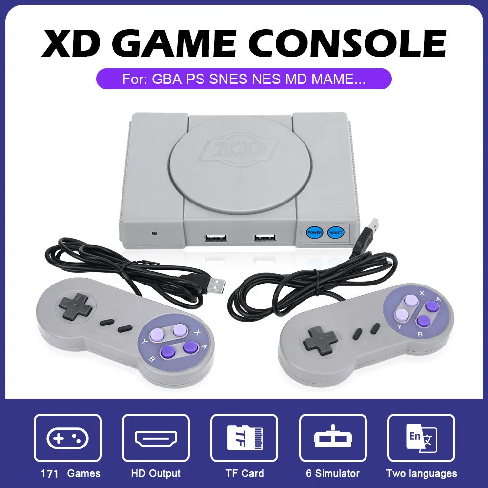 Retro Gaming Consoles: 171 Classic Games, Double Wired Controllers, TV ...
