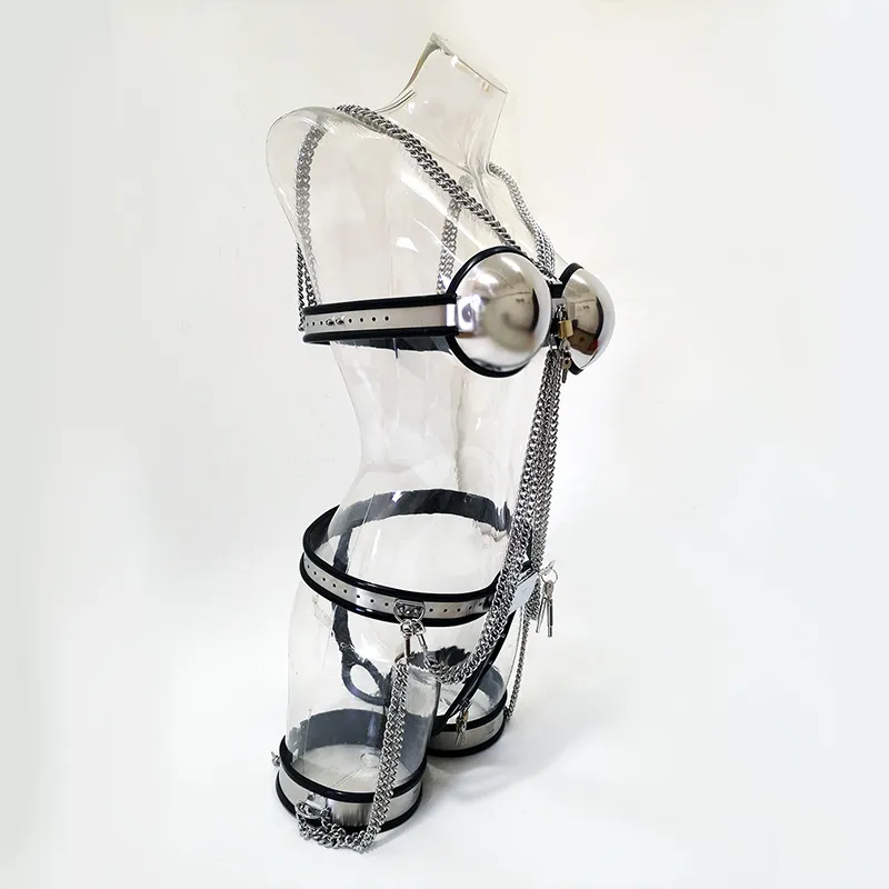 Restraint Kit For Women: Bra, Panties, Thigh Ring Set BDSM Bondage Gear ...